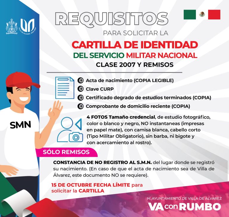 Abre VdeA proceso para solicitar la cartilla del SMN - Noticias - Villa ...